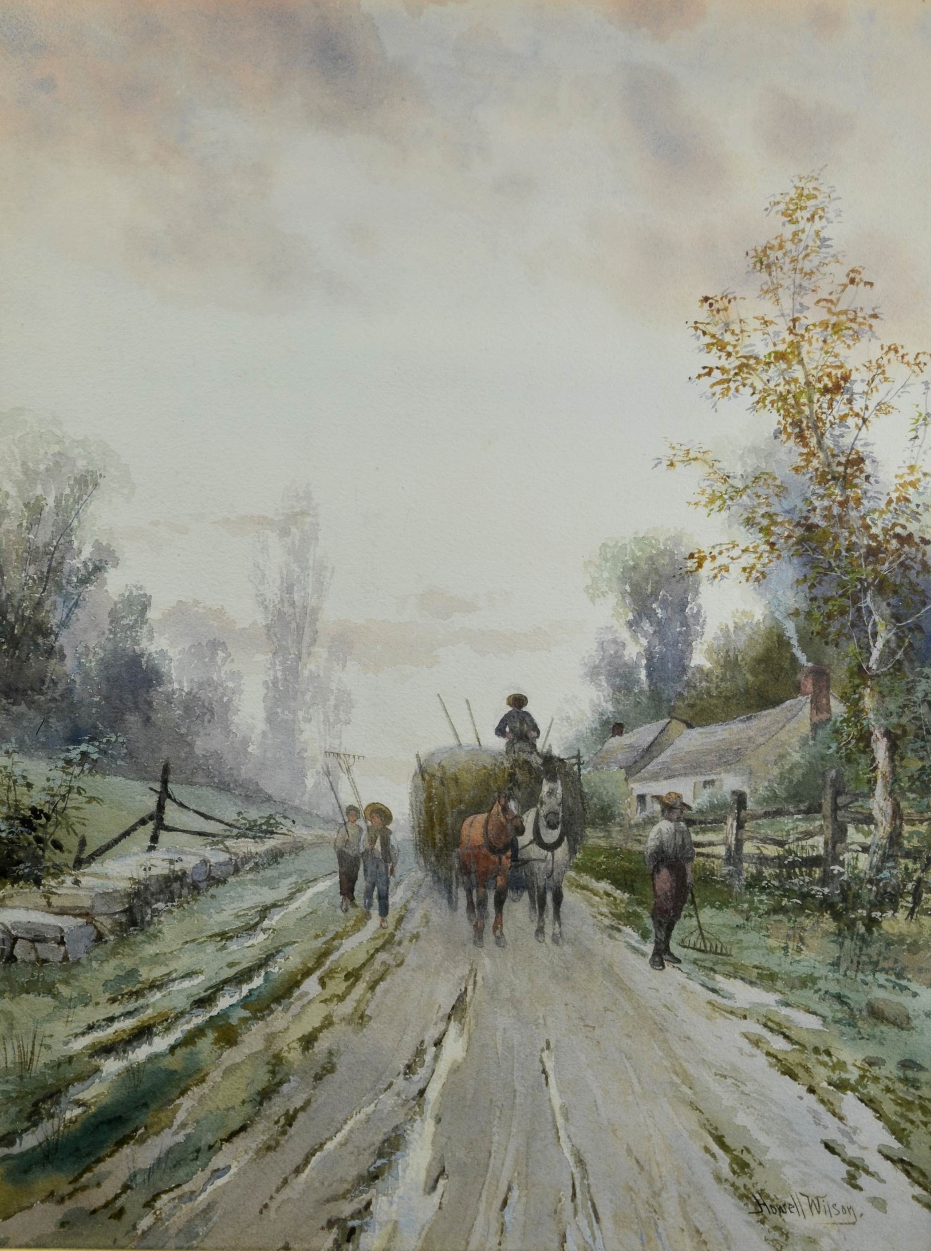 Howell Wilson | Two Works; Landscape Paintings | MutualArt