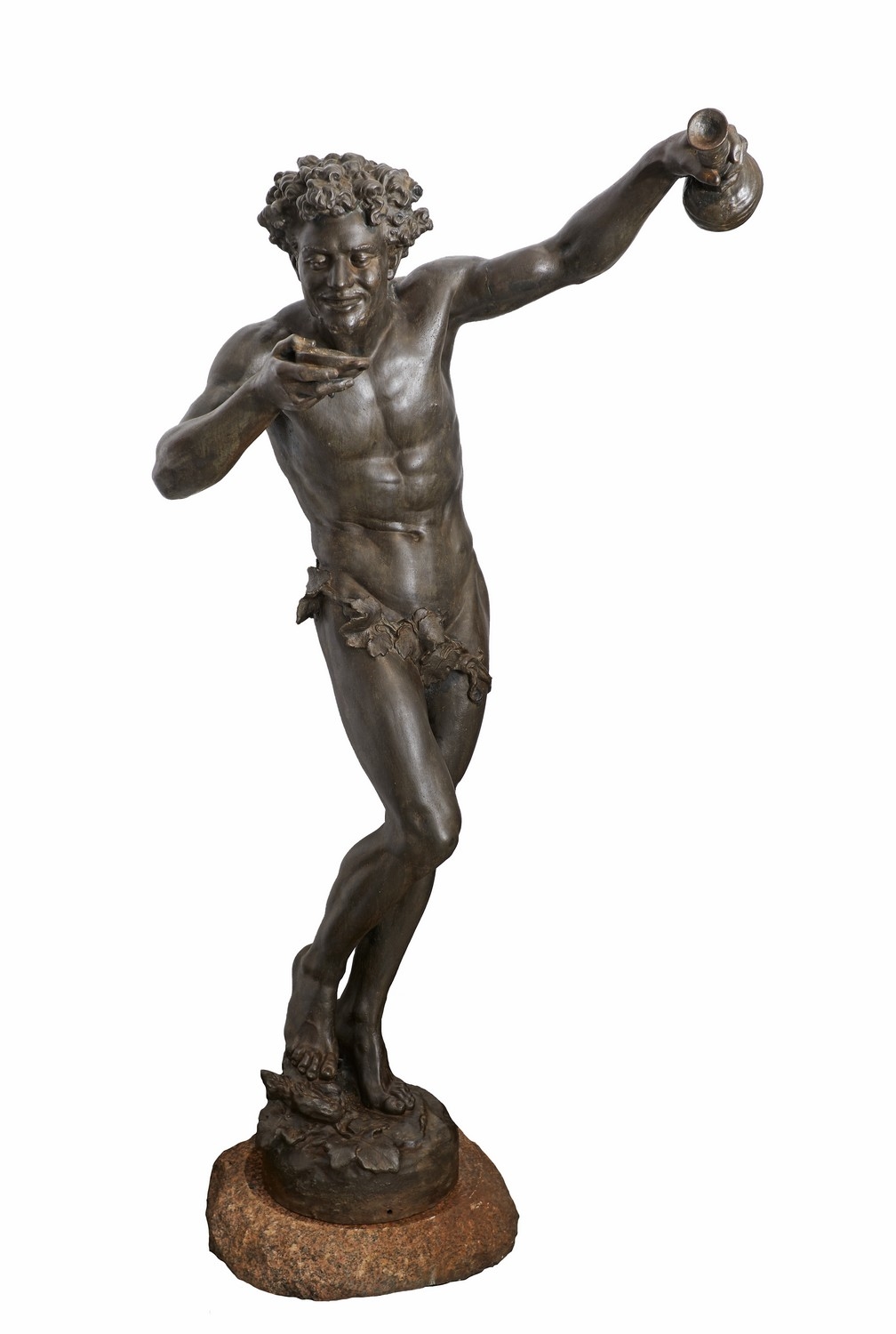 Val D'osne Foundry | A CAST IRON LIFE SIZE STATUE OF BACCHUS, FRENCH ...