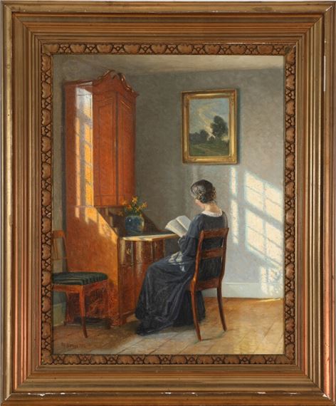 Karl Harald Alfred Broge | “Interiør” (1915) | MutualArt