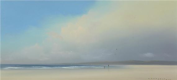 Lawrence Coulson | Beach scene | MutualArt