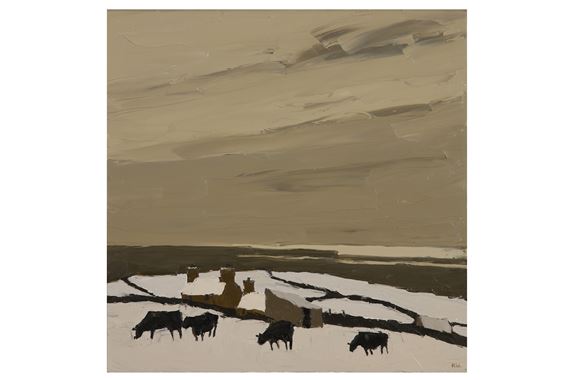 Kyffin Williams | Sun Above Nant Peris (no. 2) (1982) | MutualArt