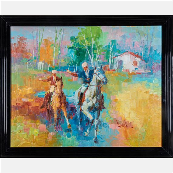 John Adamos Manol | Polo Players | MutualArt