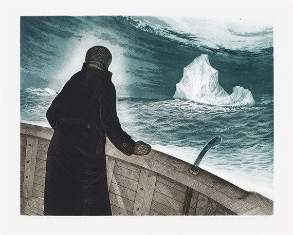 David Blackwood | Captain Lew Kean Passing (1979) | MutualArt