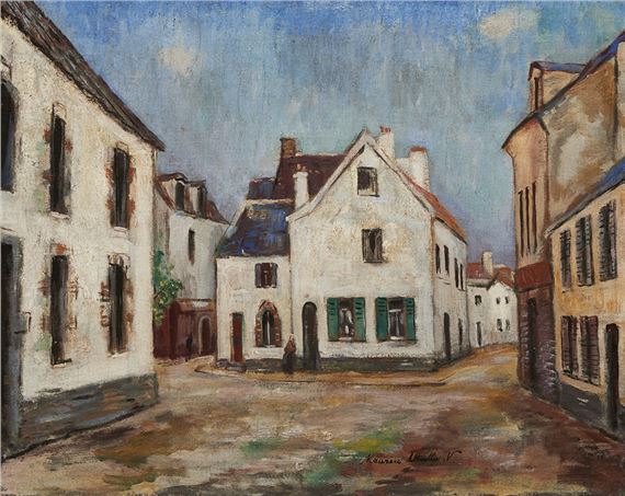 Maurice Utrillo | Rue a Montmartre (1912) | MutualArt
