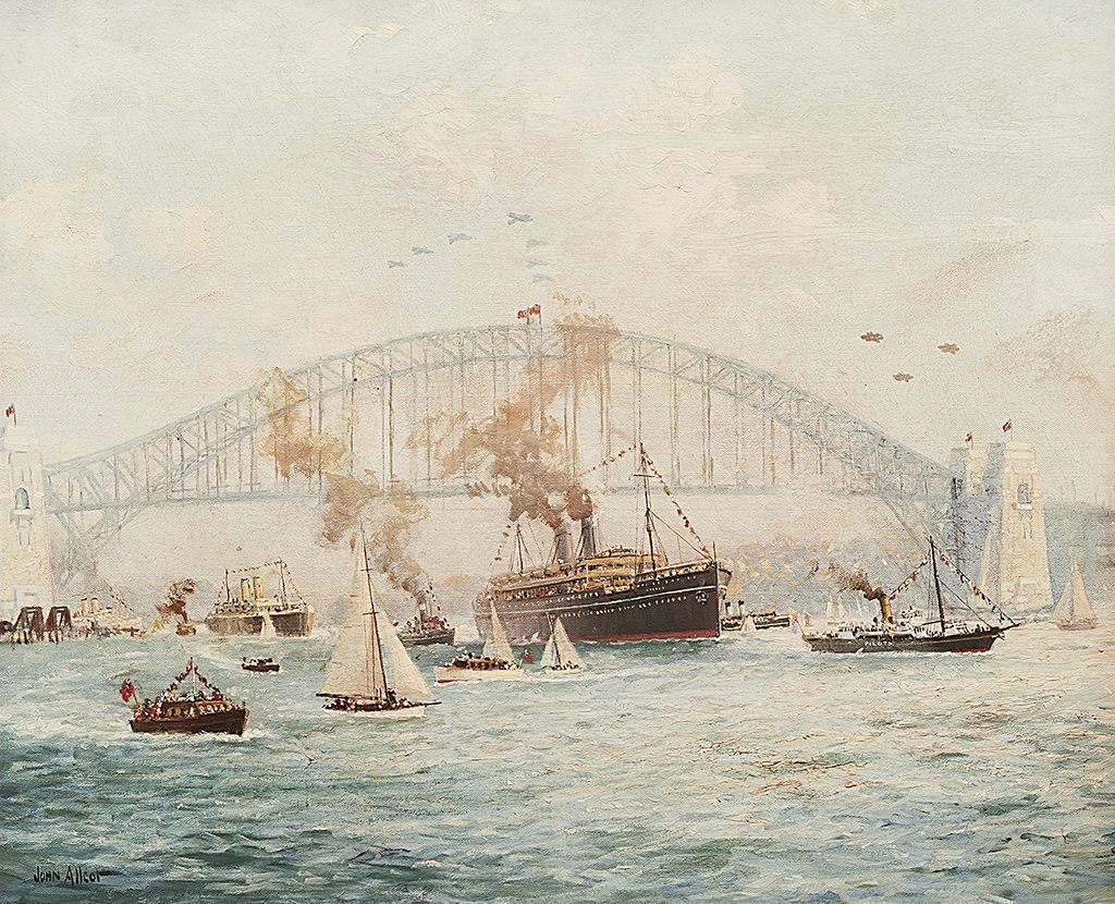 Allcot John | Procession of Vessels at the Opening of the Sydney ...