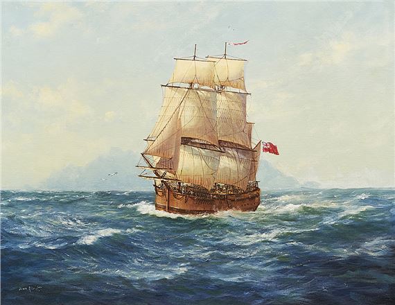 John Charles Allcot | HMS Endeavour | MutualArt