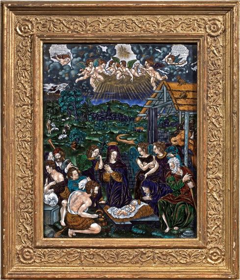 Franco-Flemish School, 17th Century | Adorazione dei pastori | MutualArt