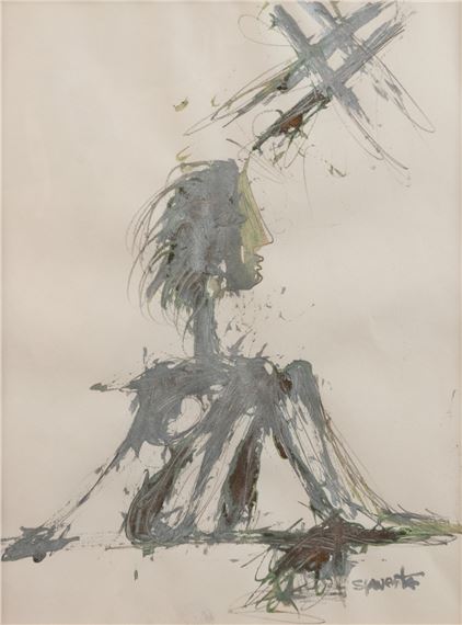 George Spaventa | P63-12-6 Portrait (1963) | MutualArt