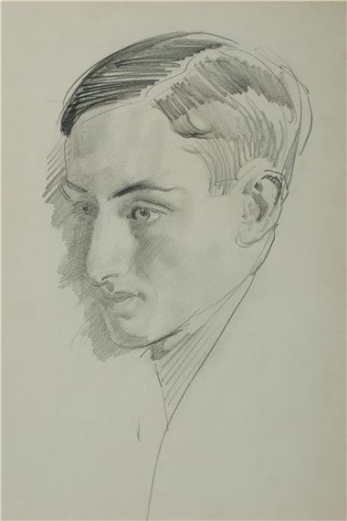 George W. Lambert | Portrait of a Boy (1920s) | MutualArt