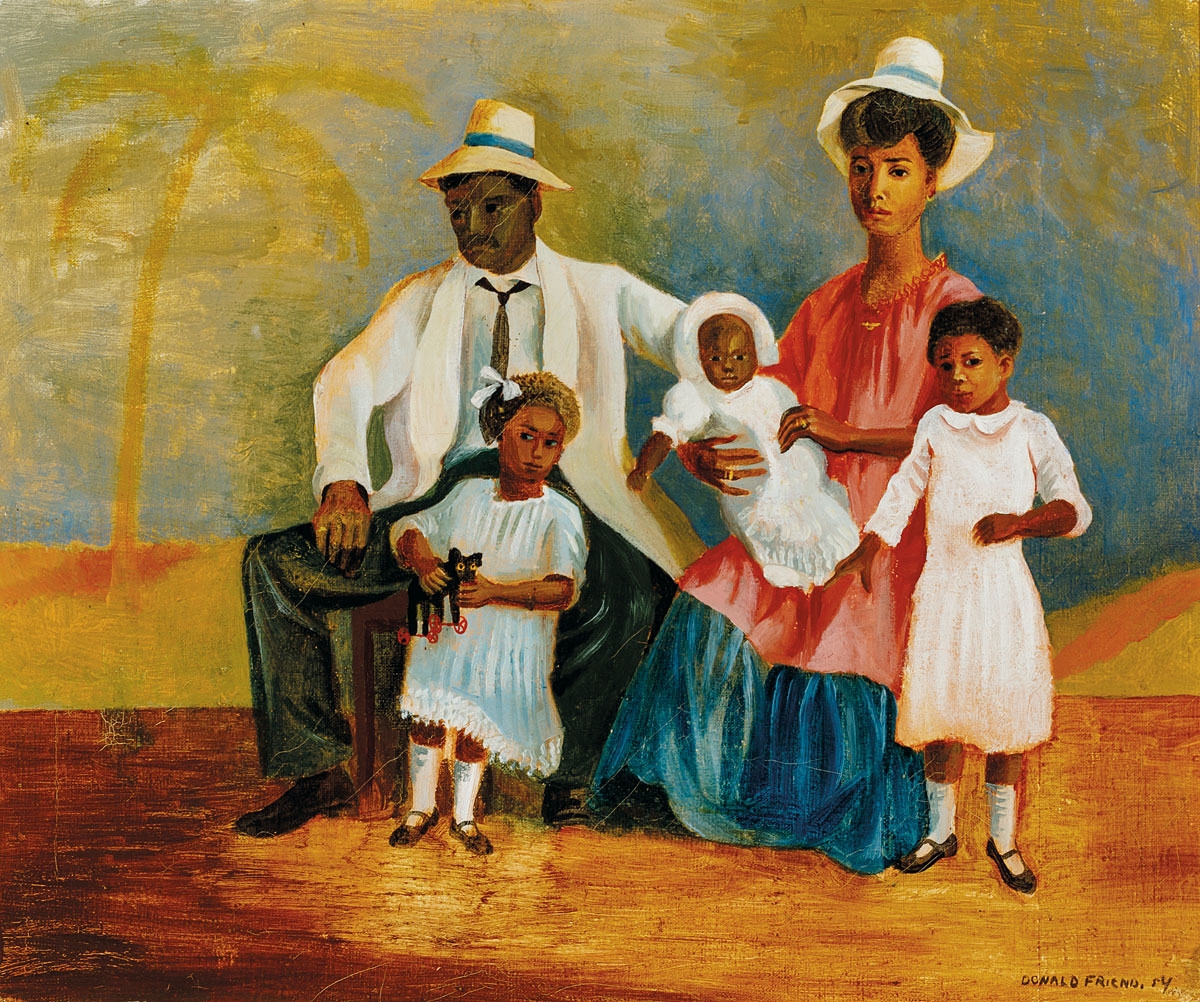 Donald Friend | A Family Group (1954) | MutualArt