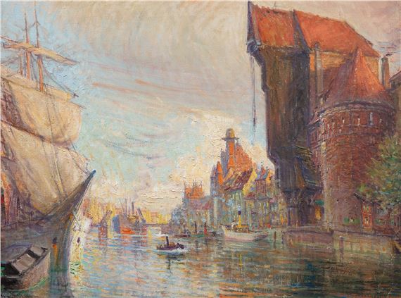 Theodor Urtnowski | Żuraw w Gdasku | MutualArt