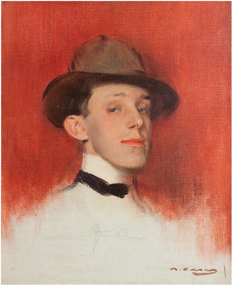Ramón Casas | Portrait of María Navas | MutualArt