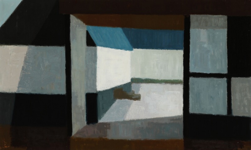 Axel Munch | View of cows and farmhouse | MutualArt