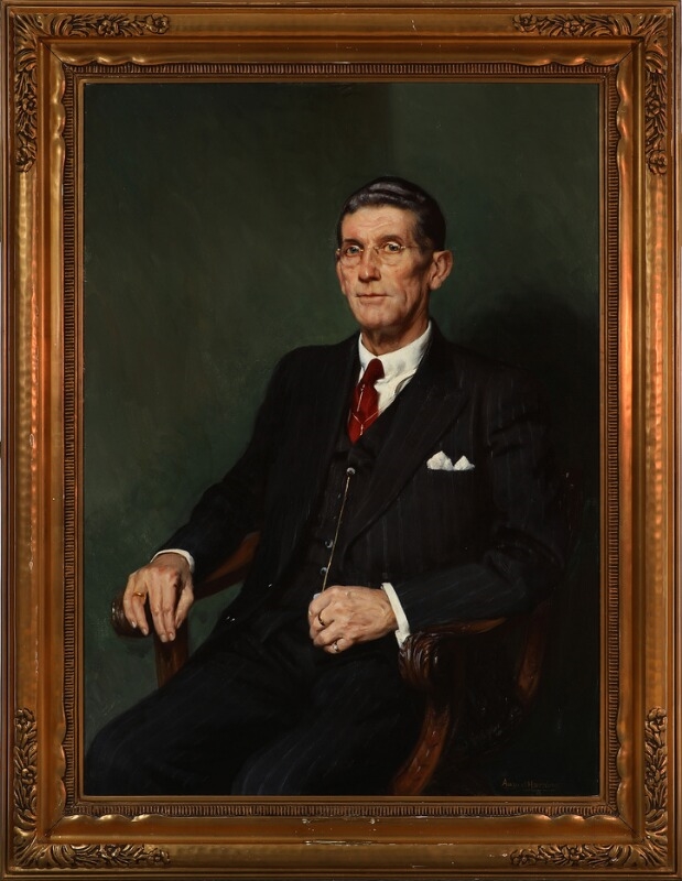 August Haerning | Portrait of a gentleman | MutualArt