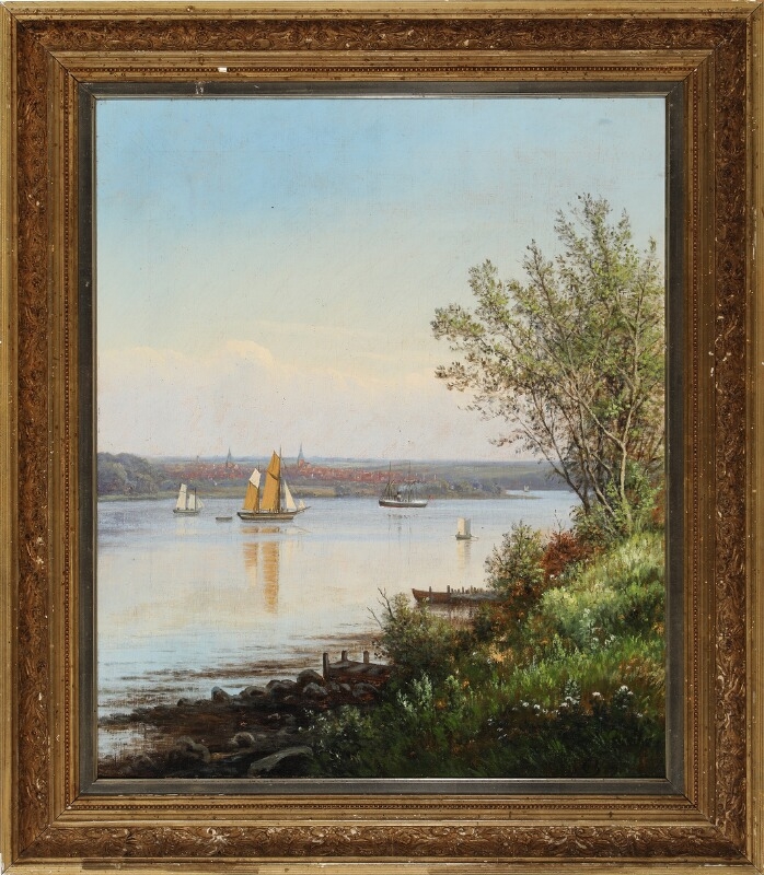 Christian Bernard Severin Berthelsen | View of Svendborg fiord (1889 ...