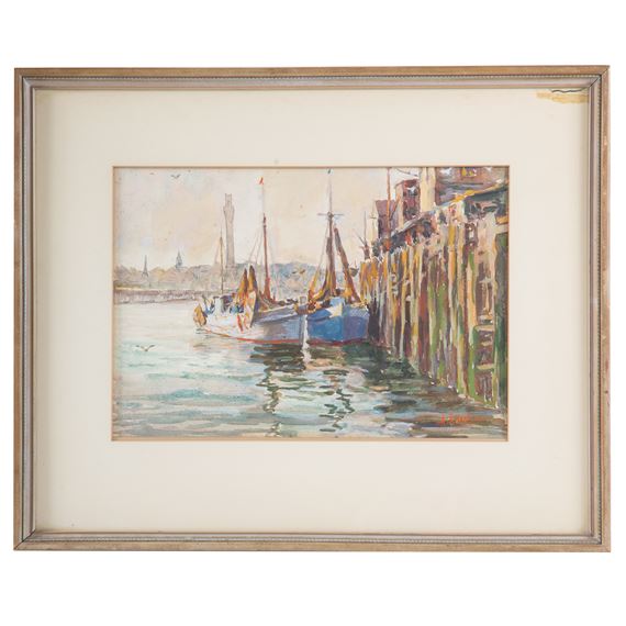 Albert Edel | Provincetown Harbor | MutualArt