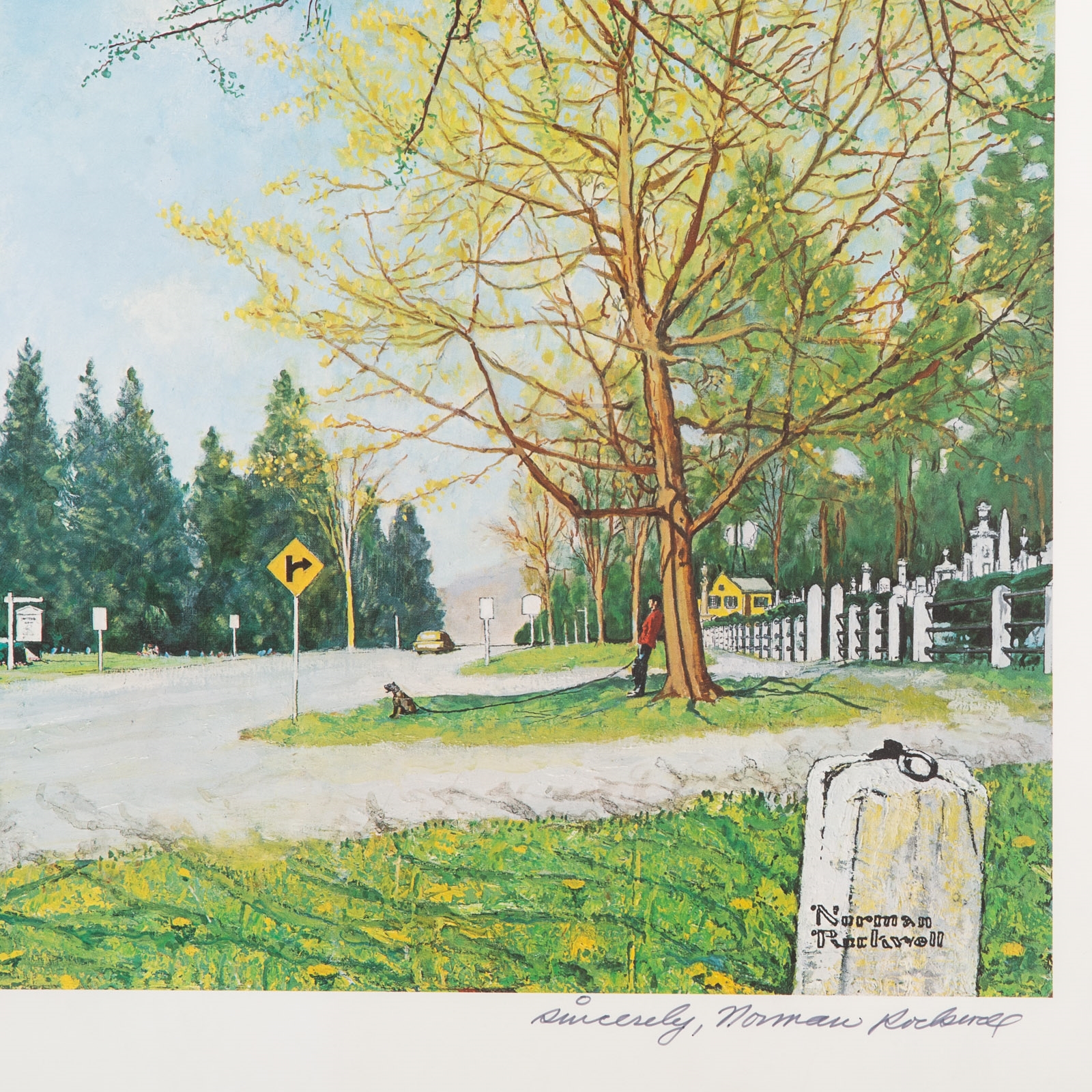 Norman Rockwell | Springtime in Stockbridge | MutualArt