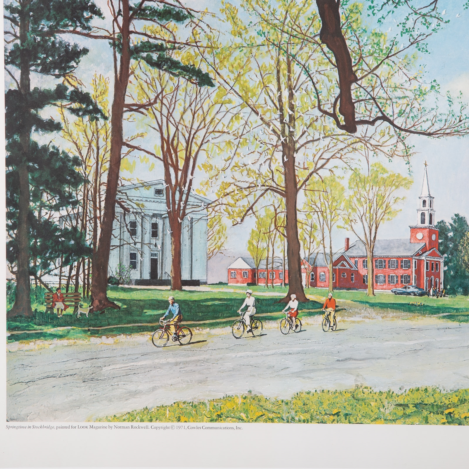 Norman Rockwell | Springtime in Stockbridge | MutualArt