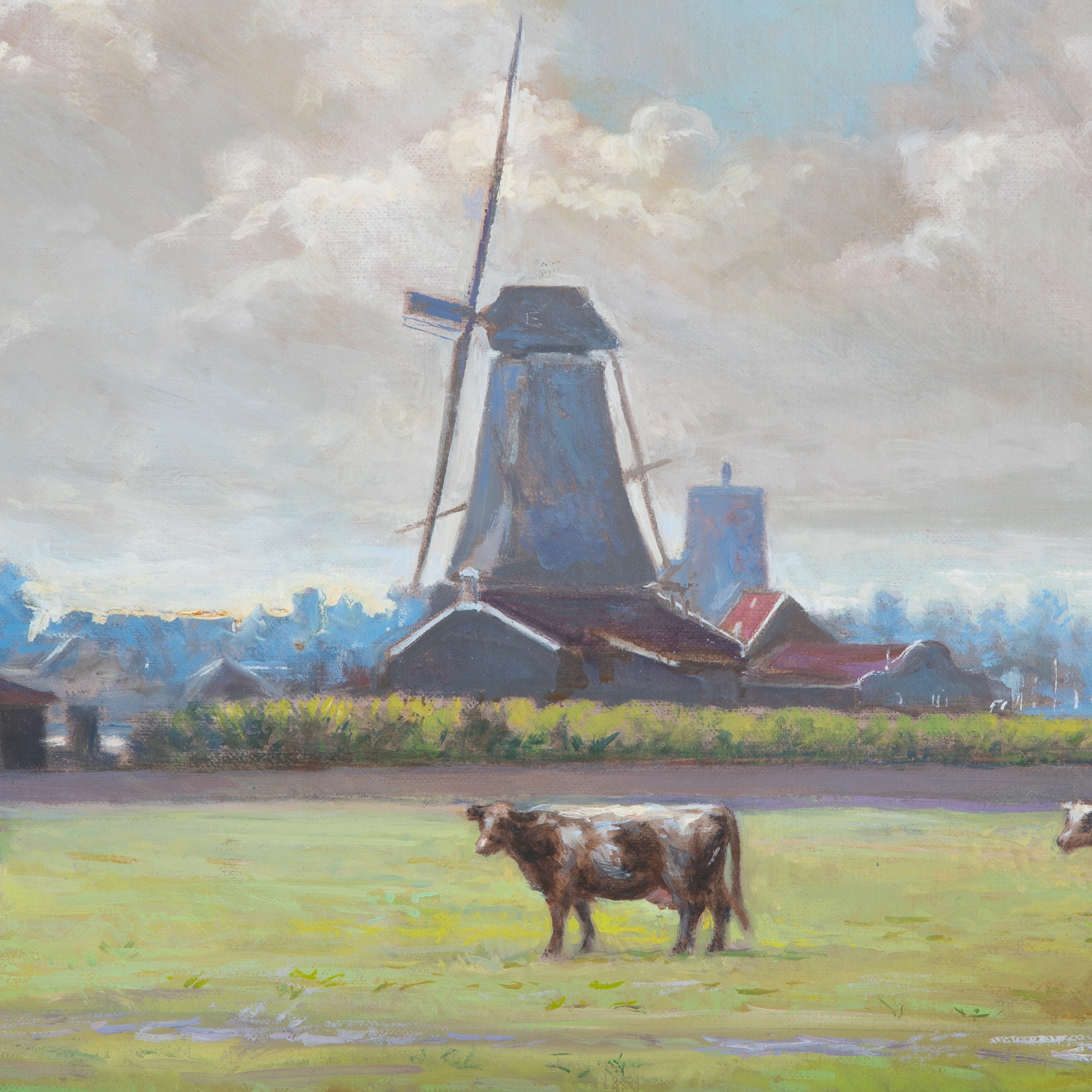 Nathaniel Gibbs | Towering Windmills, | MutualArt