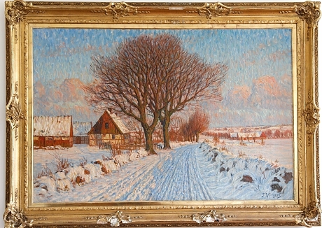 Peter Adolf Persson | Scanian winter landscape | MutualArt