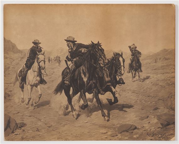 Charles Schreyvogel | Saving Their Lieutenant | MutualArt