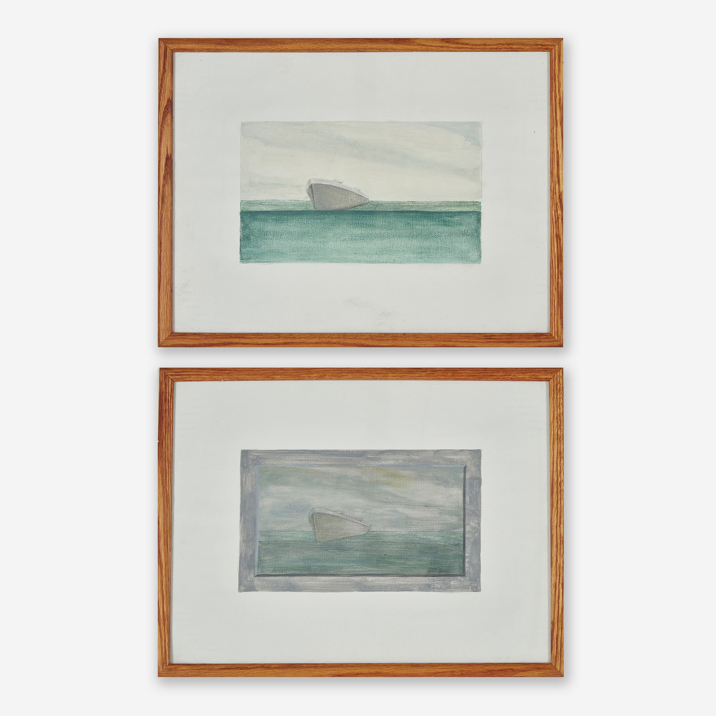 John Mendelson | Two works: Little Boats | MutualArt