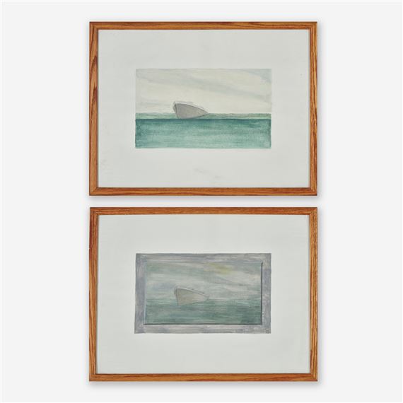 John Mendelson | Two works: Little Boats | MutualArt