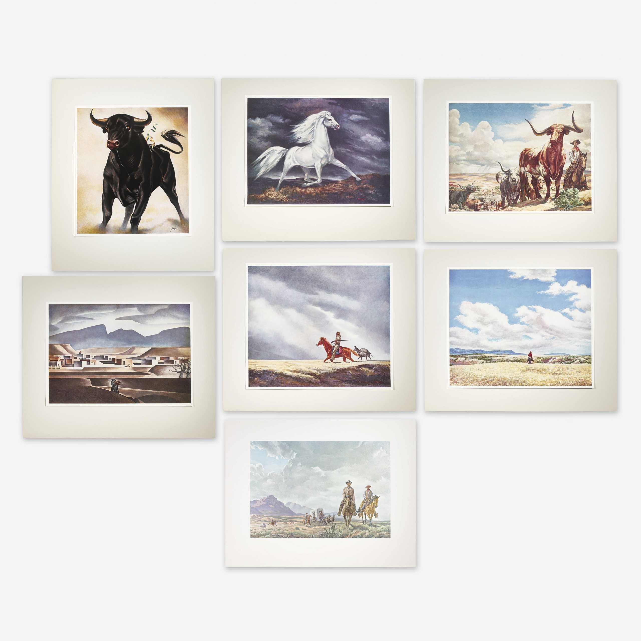Tom Lea | Portfolio of Six Paintings with an Introduction by J. Frank ...