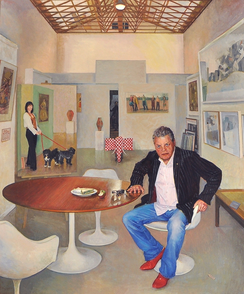 Brian Dunlop | Portrait of Stuart Purves (in the Studio) | MutualArt