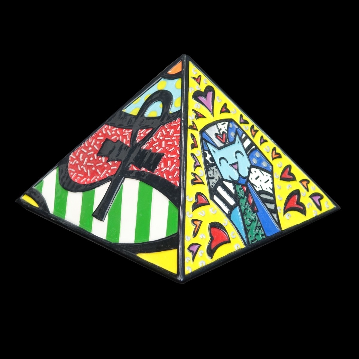 Romero Britto | Britto Pyramid in Hyde Park | MutualArt