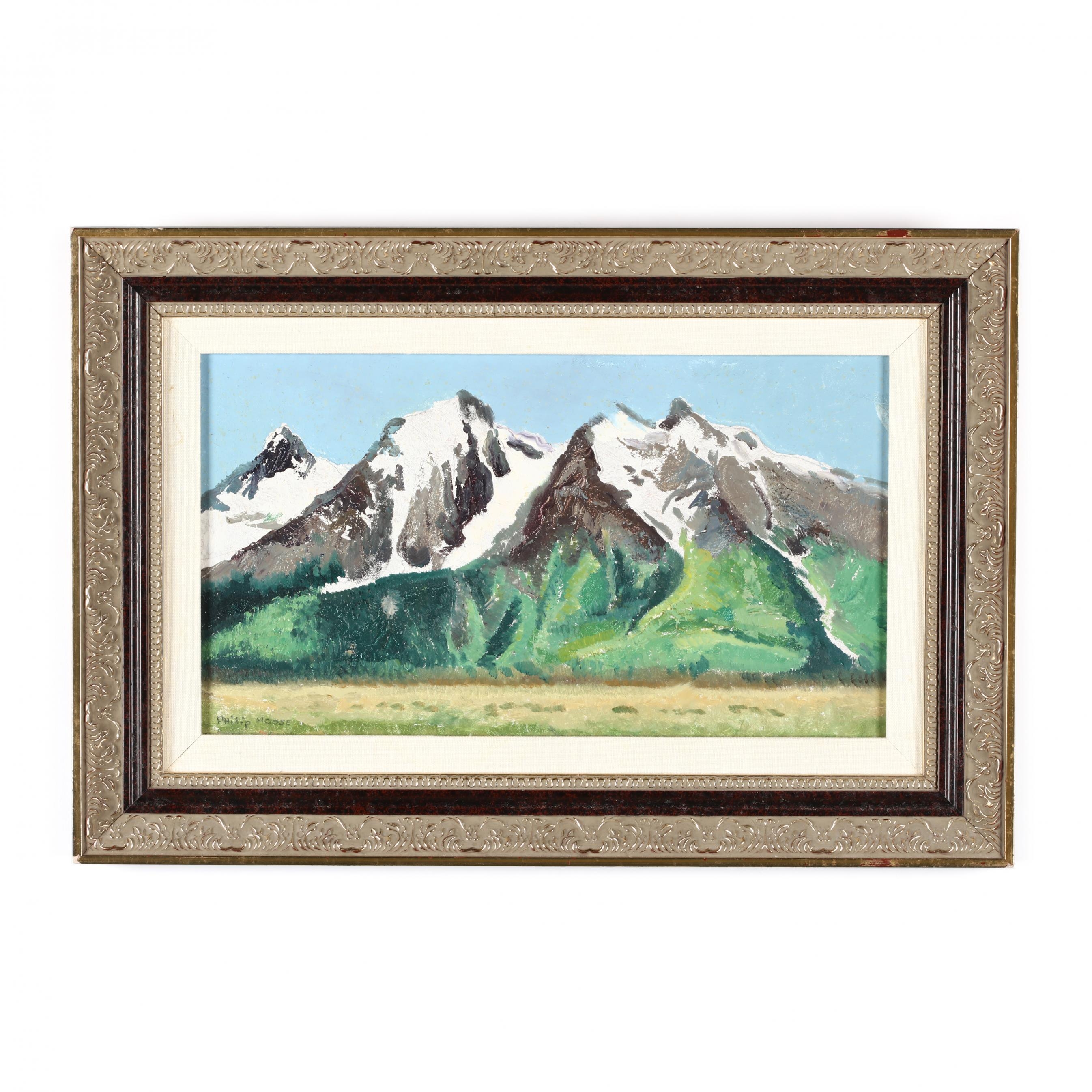 Philip Moose | Snow Capped Peaks | MutualArt
