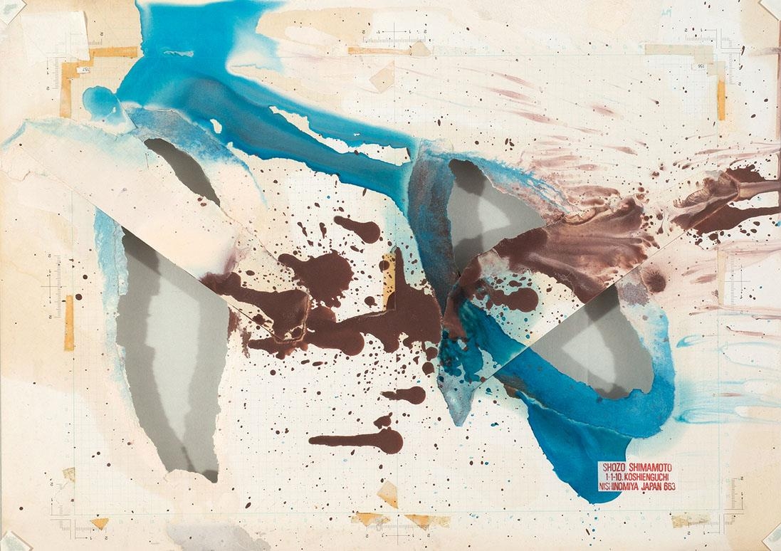 Shozo Shimamoto | Hole Esquisse (1962) | MutualArt