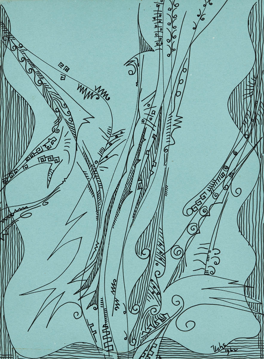 Uche Okeke | From the Wild Region (from the Experiments ULI series ...