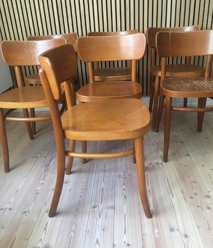 Magnus Stephensen | Set of seven dining chairs of beech (1931) | MutualArt