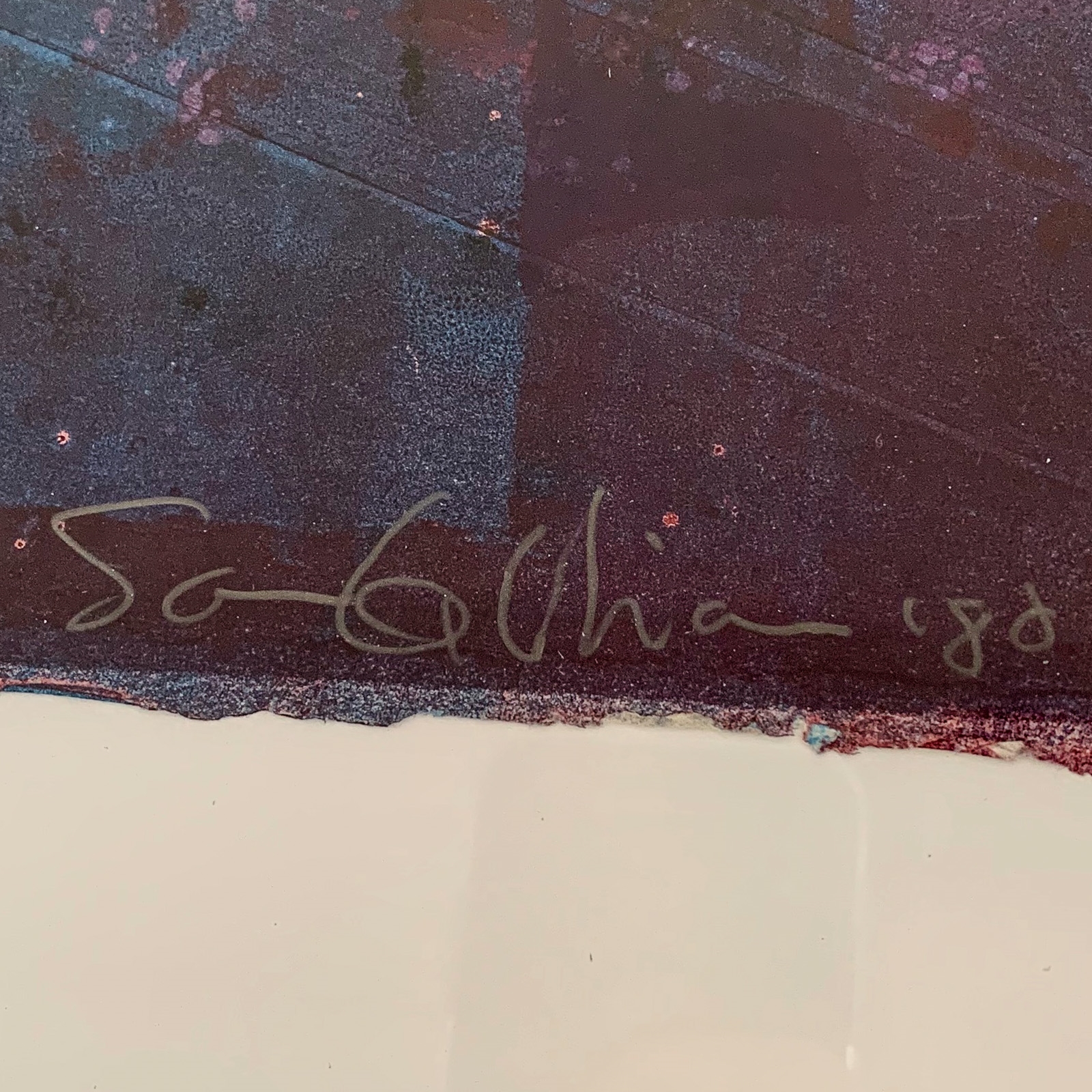 Sam Gilliam | ST. LOUIS V, (1980) | MutualArt