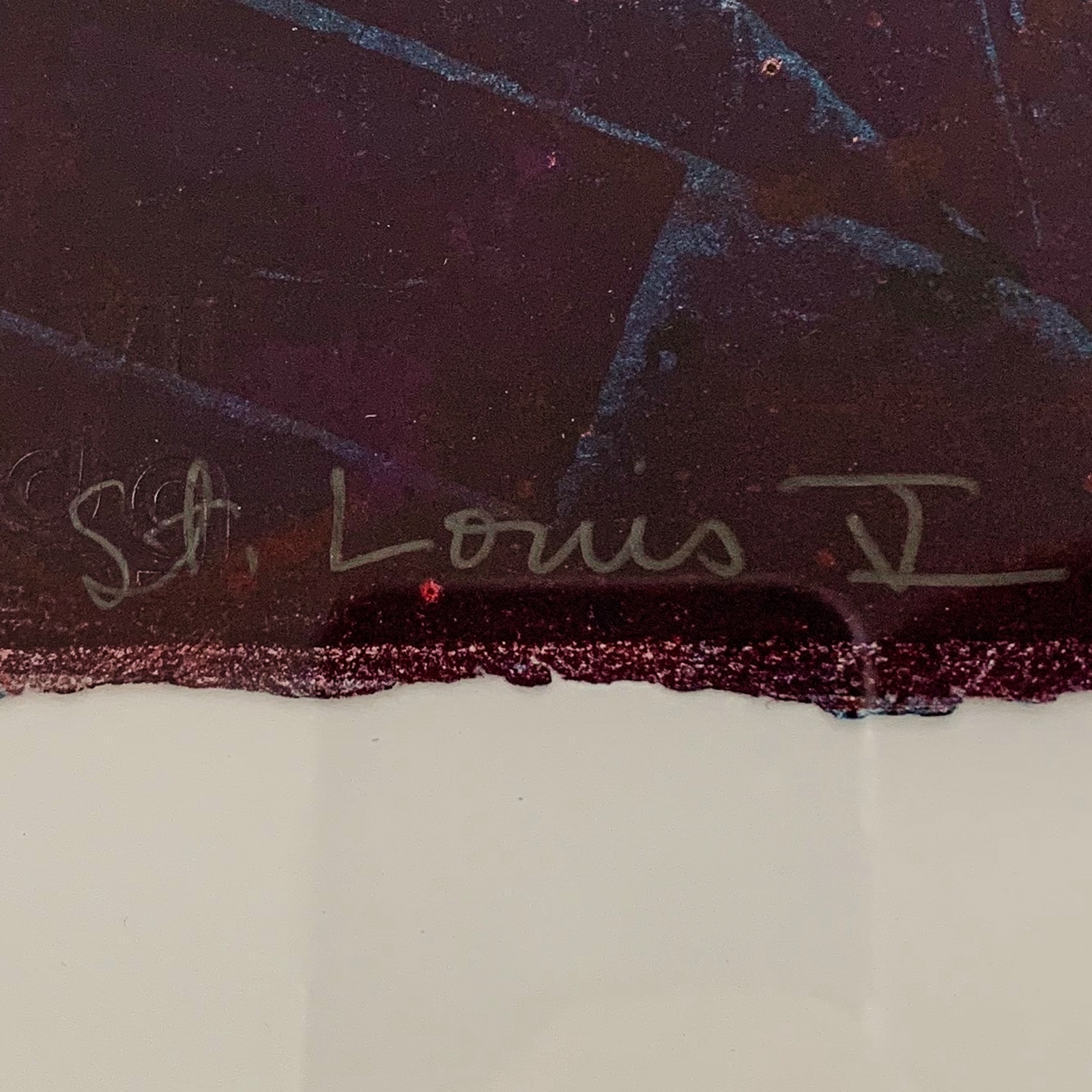 Sam Gilliam | ST. LOUIS V, (1980) | MutualArt