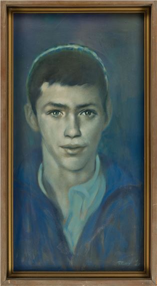 Robert R. Bliss | Boy in Blue. (1961) | MutualArt