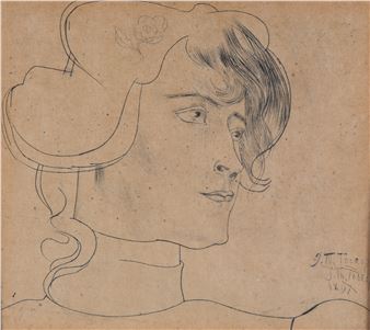 Toorop Jan | A portrait of Mrs Knoops-Terhoeven | MutualArt