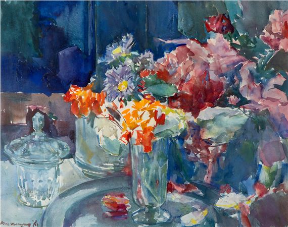Kees Verwey | A corner in the artist's studio | MutualArt
