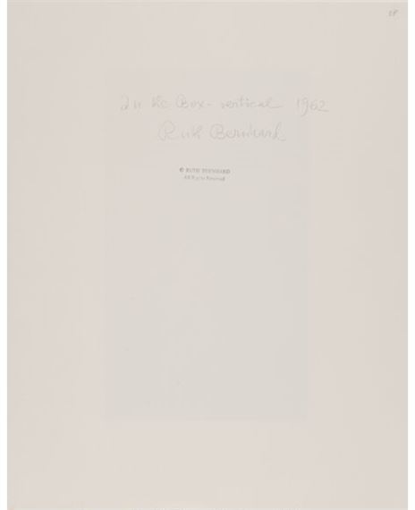 Ruth Bernhard | In the Box-Vertical (1962) | MutualArt