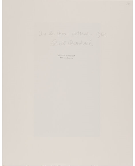 Ruth Bernhard | In the Box-Vertical (1962) | MutualArt