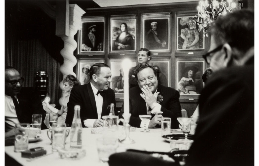 John Dominis | Frank Sinatra and Jackie Gleason (1965) | MutualArt