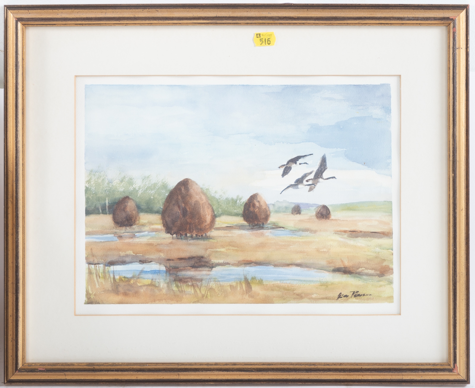 Jean Pearson | Three Framed Watercolors | MutualArt