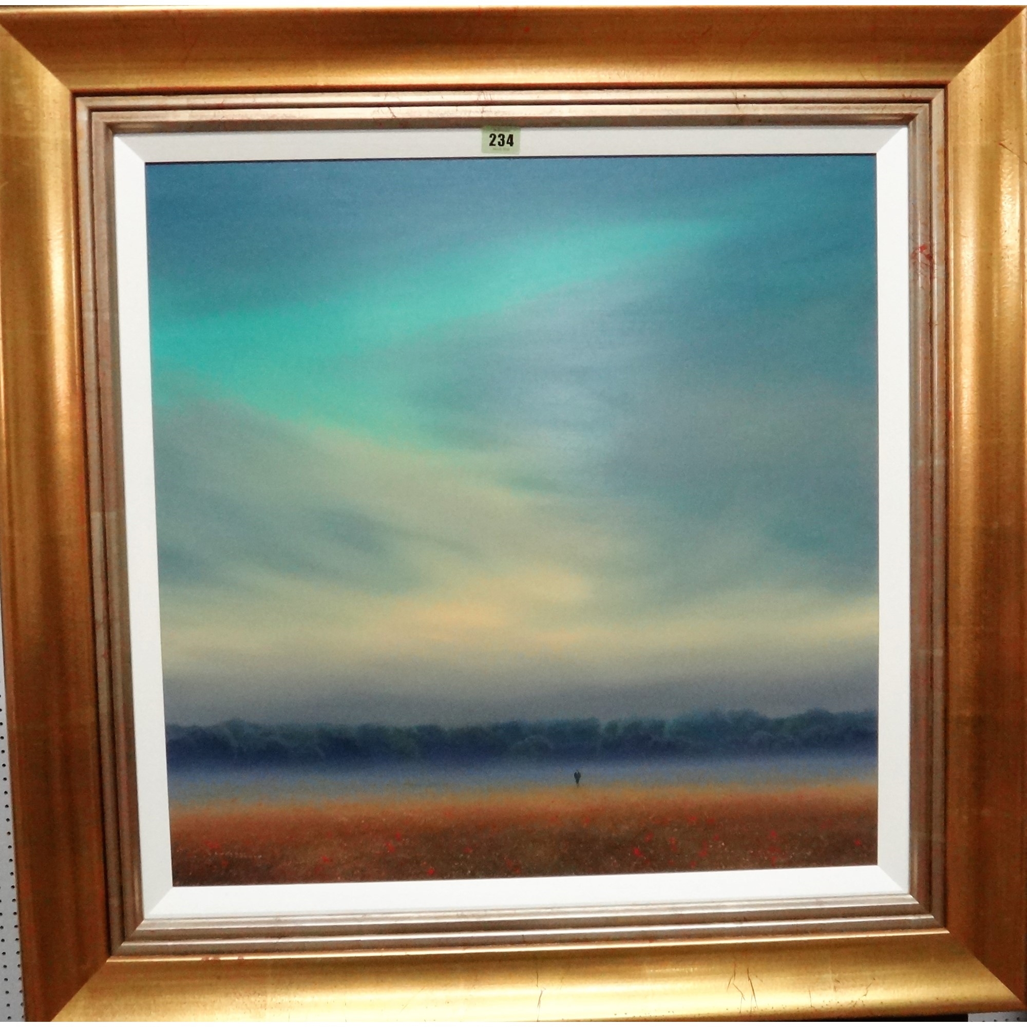 Lawrence Coulson | Dusk, poppy field | MutualArt