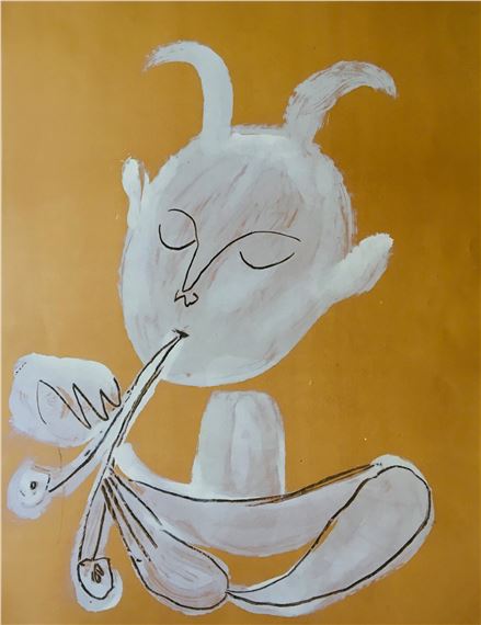 Pablo Picasso | Smiling faun | MutualArt