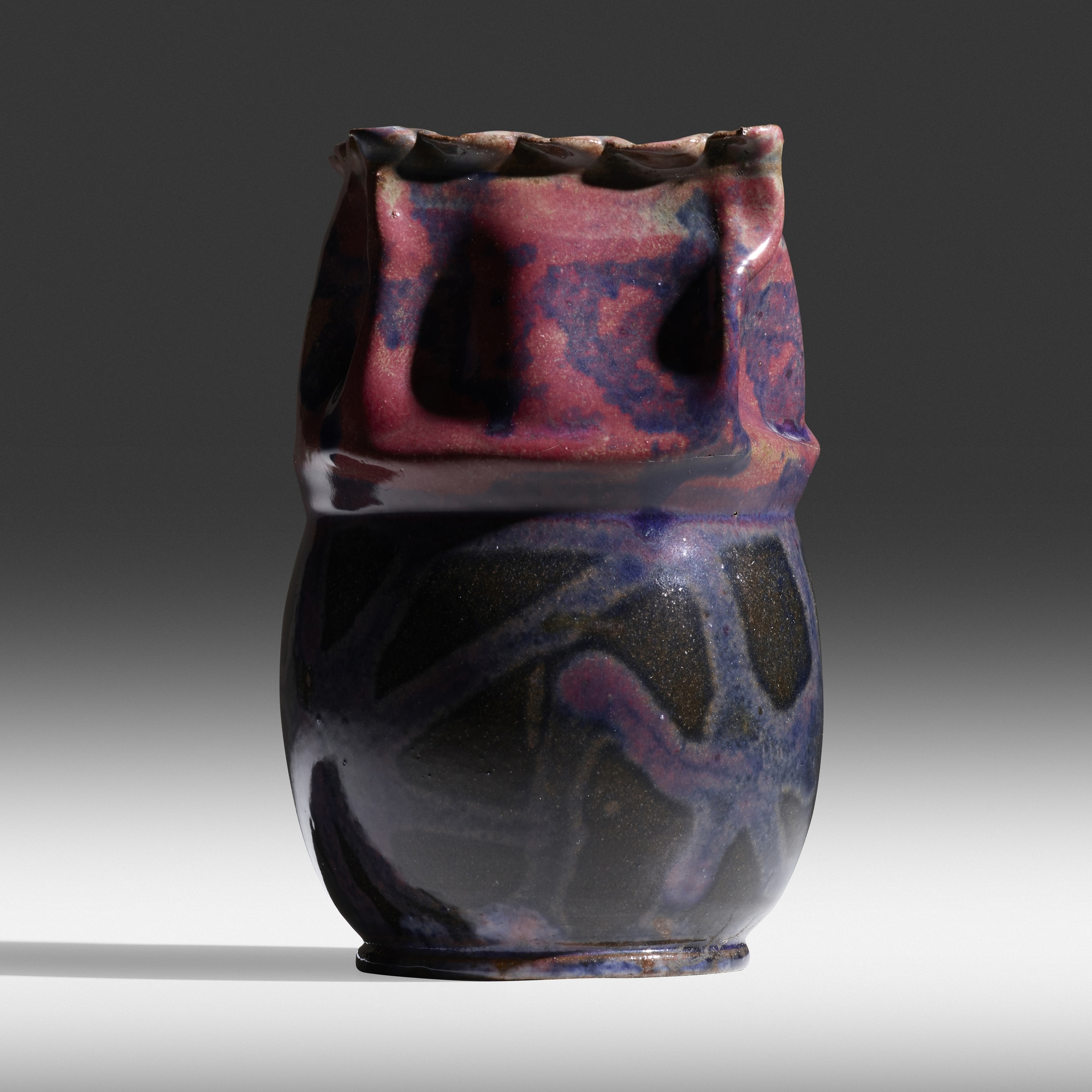 George Ohr | vase (1898 - 1910) | MutualArt
