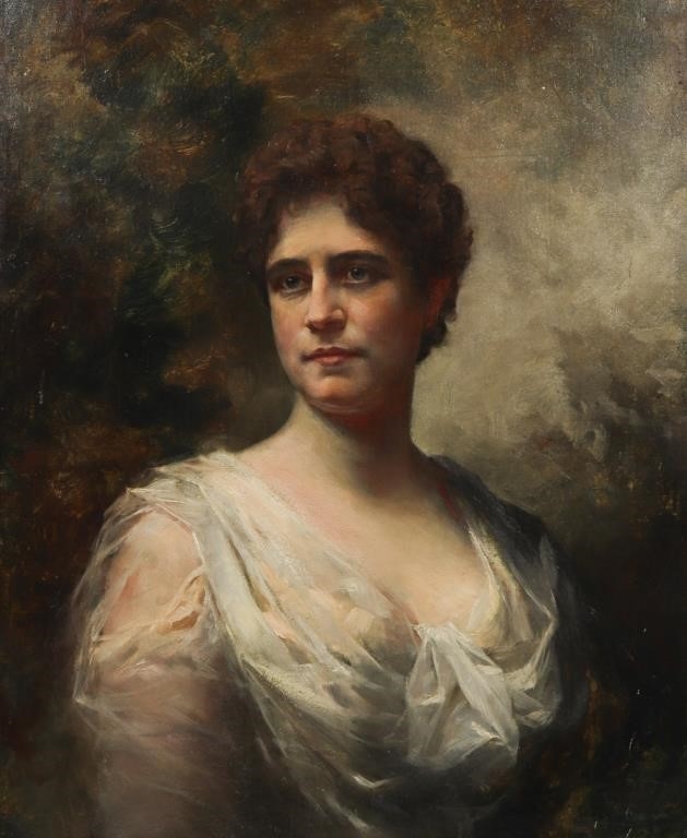 Edward August Bell | Portrait of a Woman | MutualArt