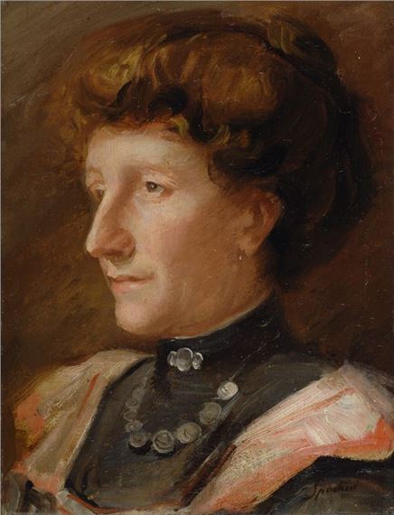 Armando Spadini | RITRATTO DELLA SIGNORA MALMESI | MutualArt