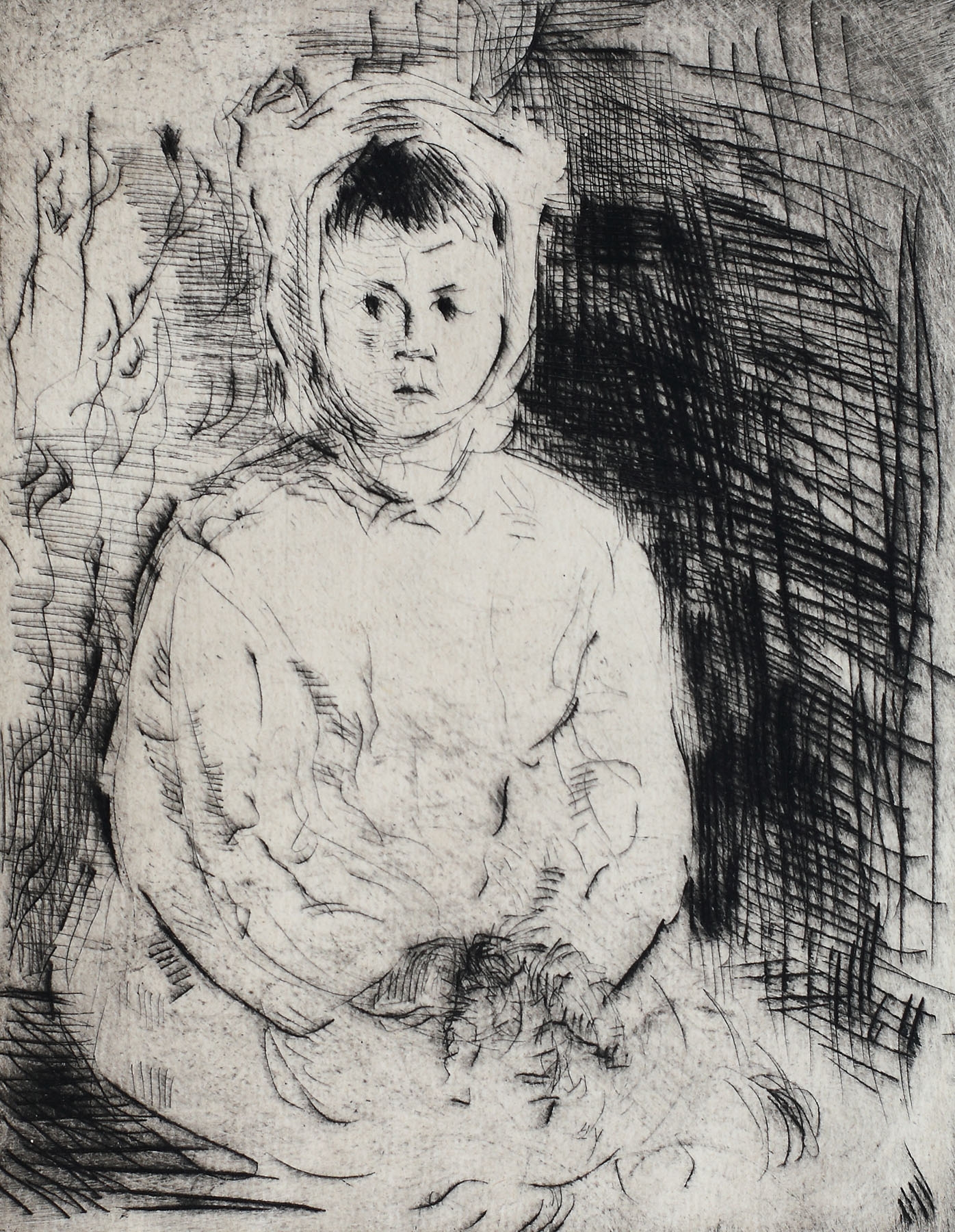 Nicolas Vermont | Portret de copil | MutualArt