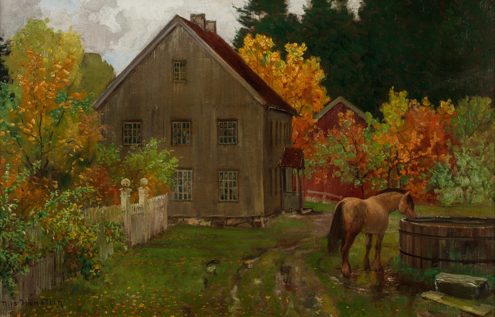 Nils Hansteen | “Fra Straaholmen” (1888) | MutualArt